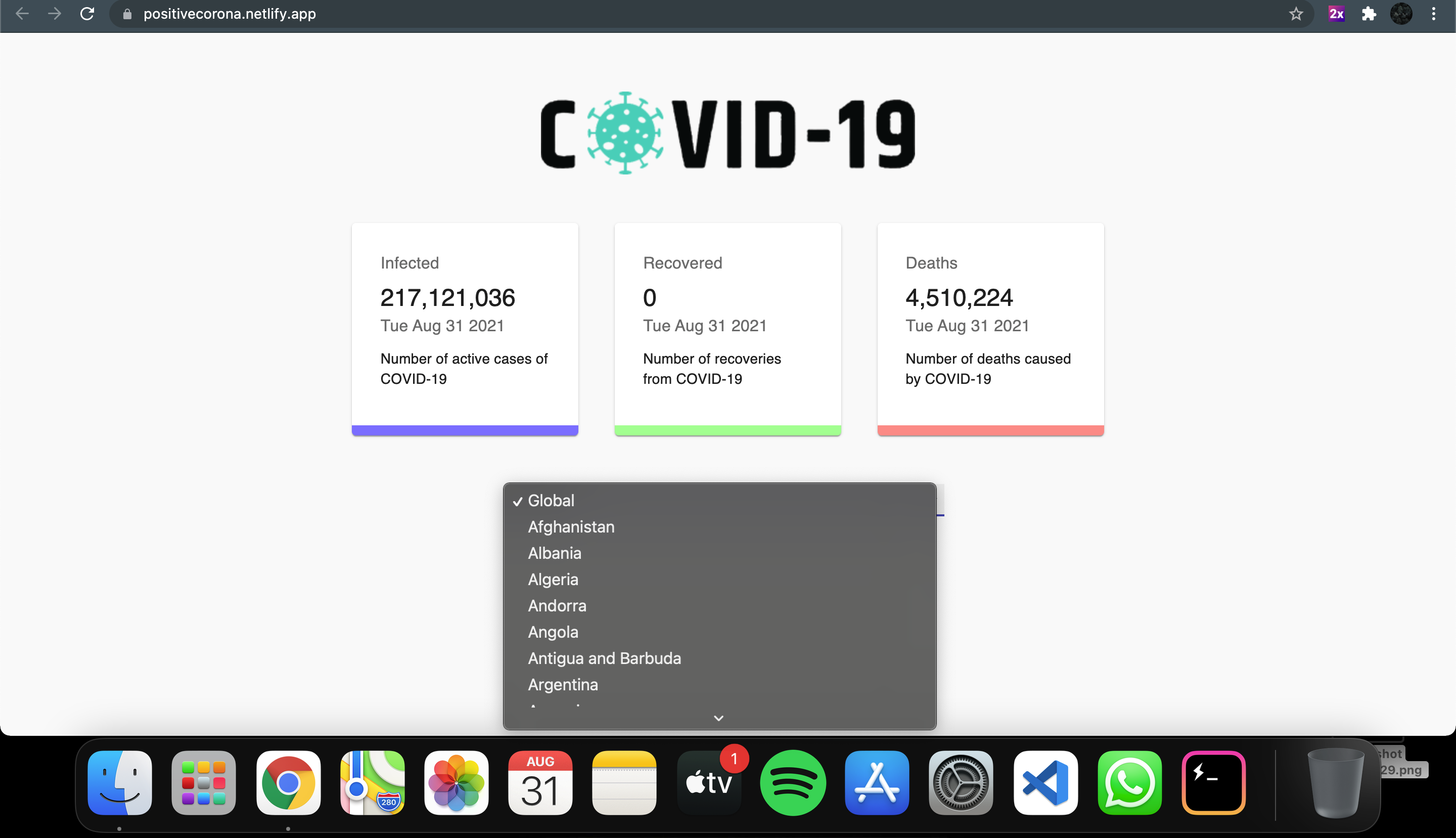 GitHub - Harshitsaini-12/Covid-Tracker-App: Covid Tracker App using ...