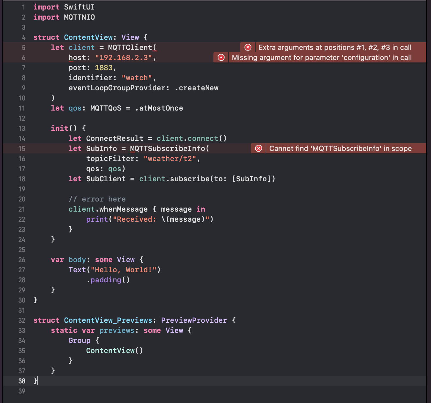 callback for subscribe message · Issue #8 · sroebert/mqtt-nio · GitHub