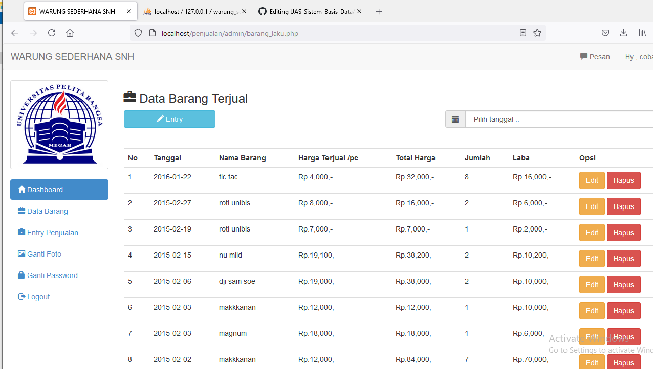 GitHub - SitiNurHazizah/UAS-Sistem-Basis-Data
