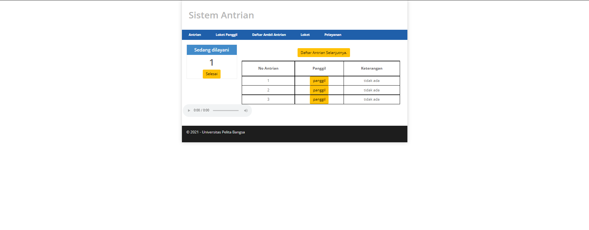 GitHub - erikhernawan/Uas_Pemograman_Web: Uas Semester Dengan Nim Genap Dengan Daftar Antrian