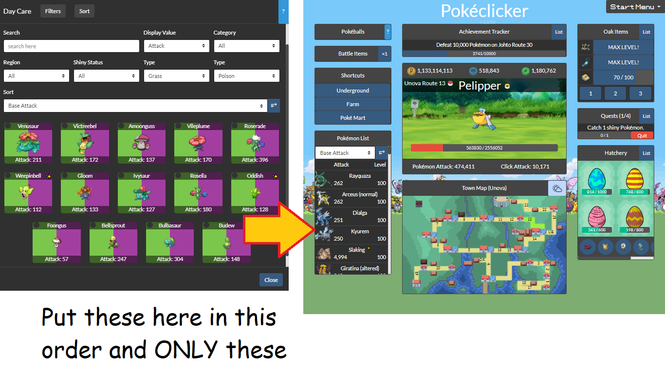 [SUGGESTION] Filter Pokemon List · Issue #1323 · pokeclicker ...