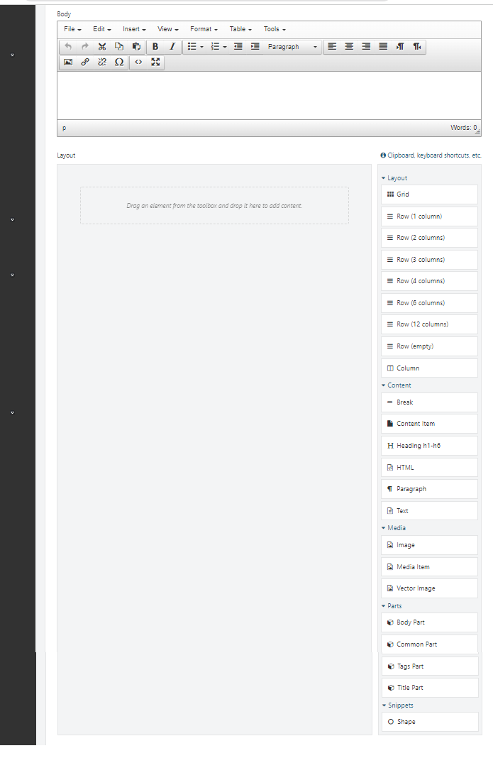 From 172 Upgrade To Orchard Cms 192 Makes The Layout Blank · Issue 8563 · Orchardcms