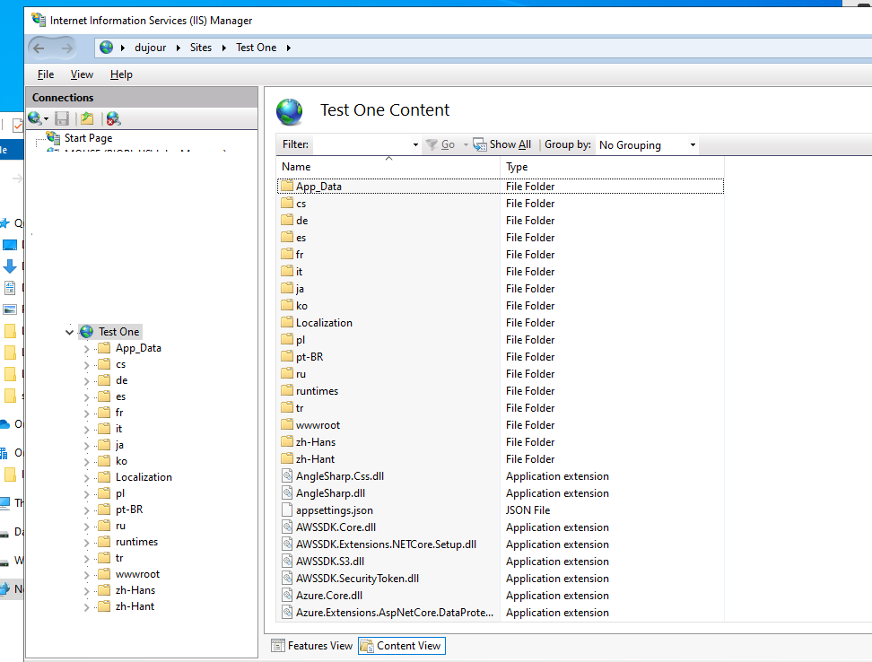 Deployment From A Published Folder Is Copied Onto Iis · Issue 13074 · Orchardcmsorchardcore