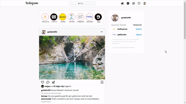 GitHub - gultekinfatih/Bootstrap-Instagram-Clone