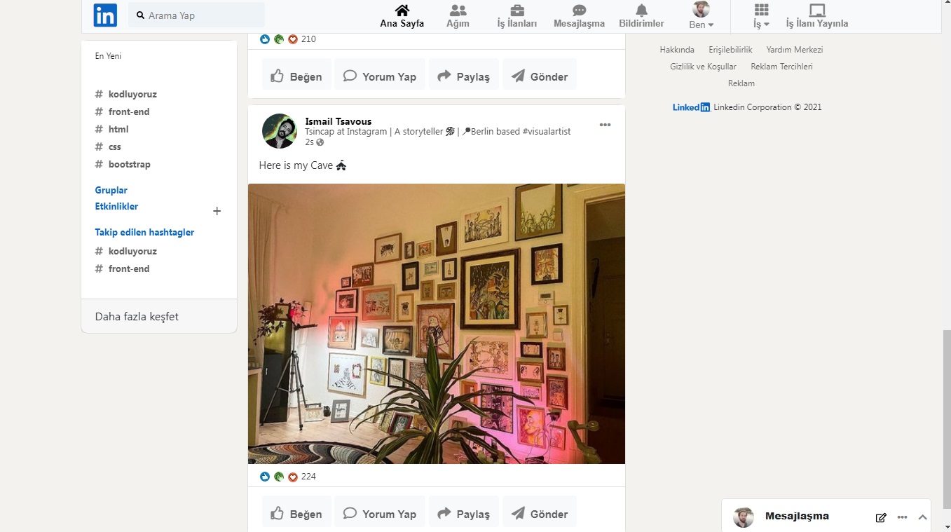 GitHub - gultekinfatih/Bootstrap-Linkedin-Clone