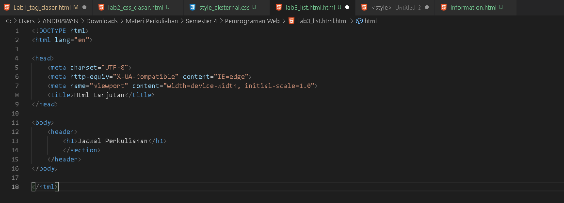 GitHub - Andriawan1/Lab3Web