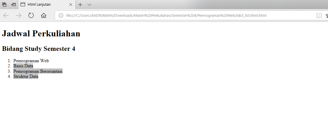 GitHub - Andriawan1/Lab3Web