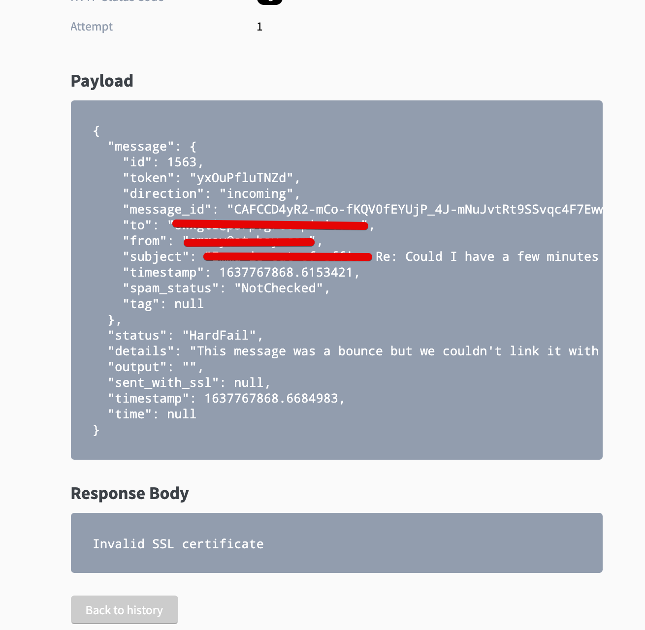 Webhook saying invalid SSL · postalserver · Discussion #1733 · GitHub