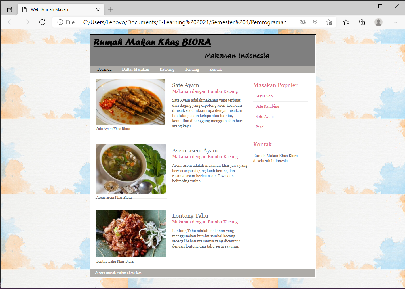 GitHub - miftahuljannah4/UTS-Pemrograman-Web