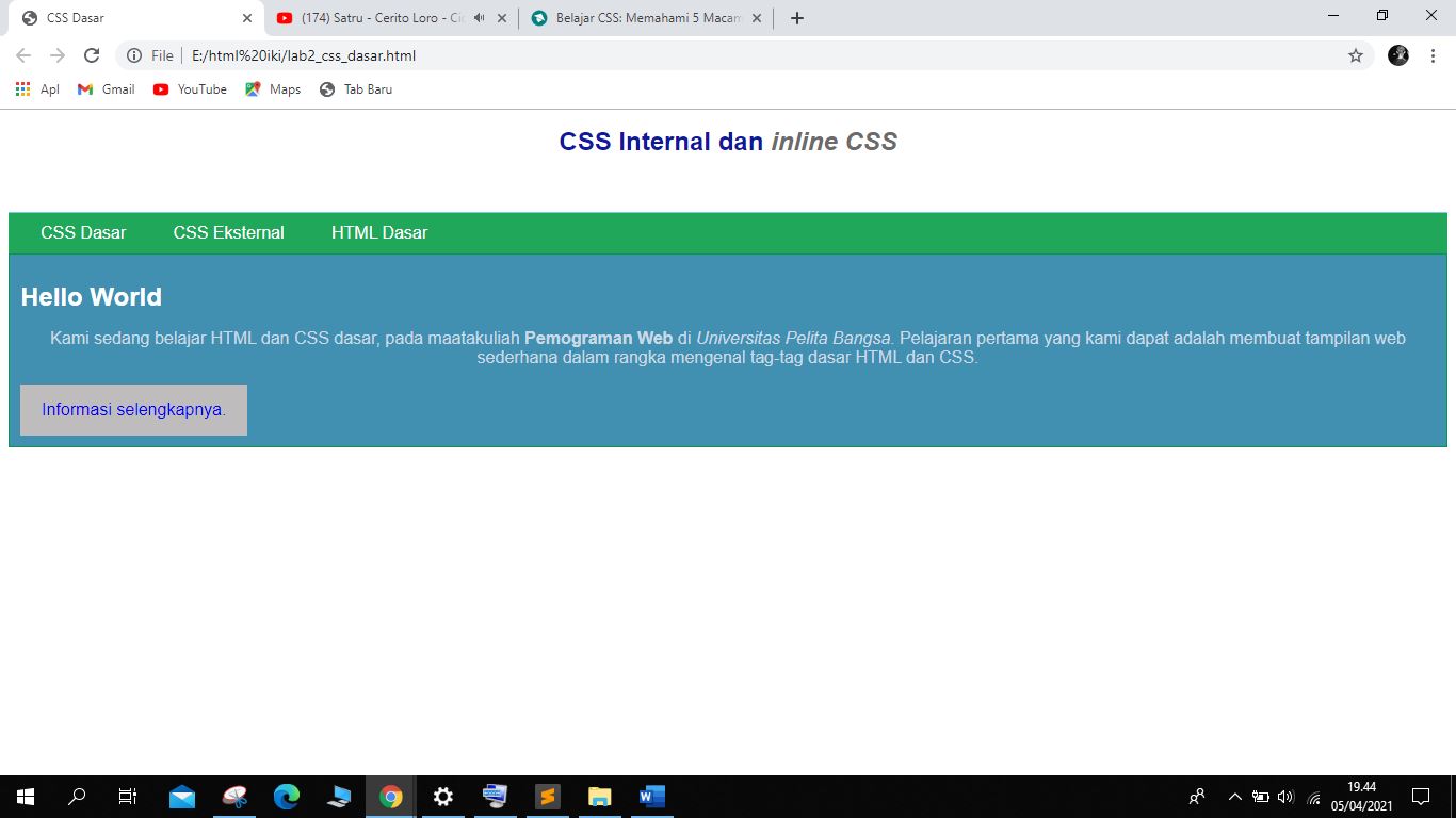 GitHub - ilhamirizki/Lab2Web