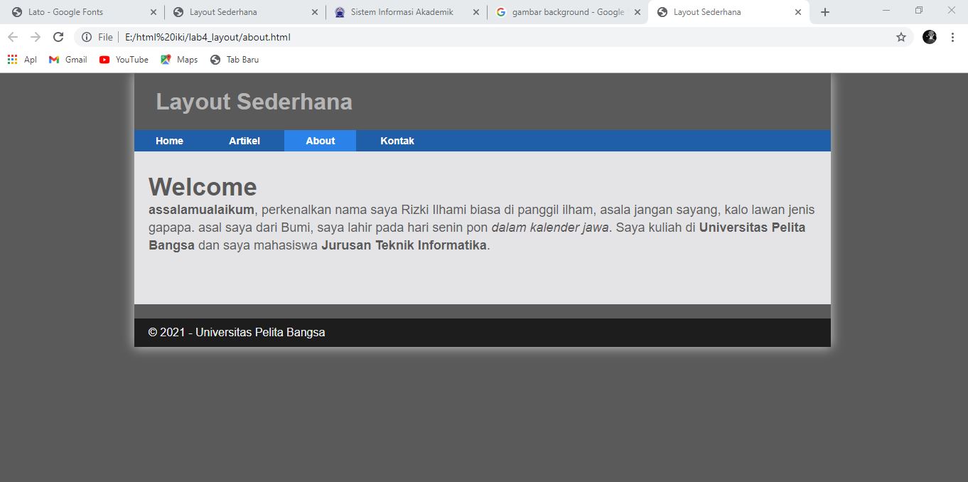 GitHub - ilhamirizki/Lab4Web
