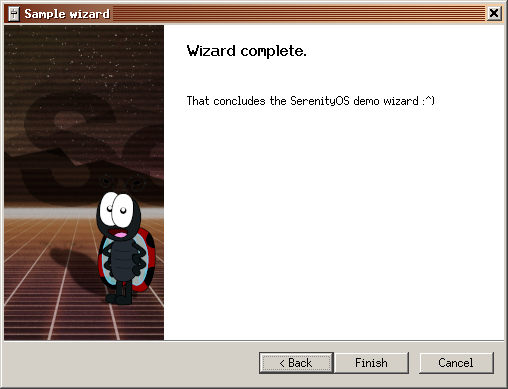 LibGUI: Wizard framework by nvella · Pull Request #5534 · SerenityOS ...