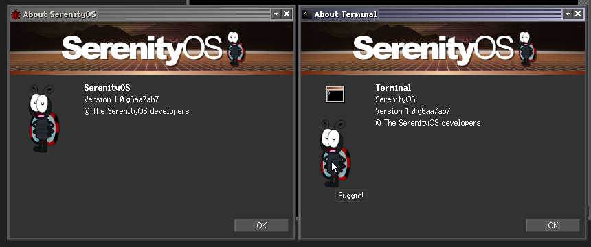 LibGUI: A prettier About box · Issue #2273 · SerenityOS/serenity · GitHub