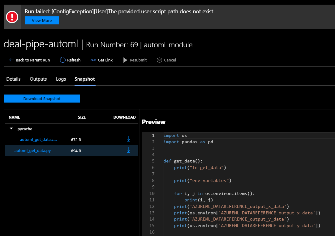 AutoMLStep: pass training data via PipelineData object · Issue #505 · Azure ...