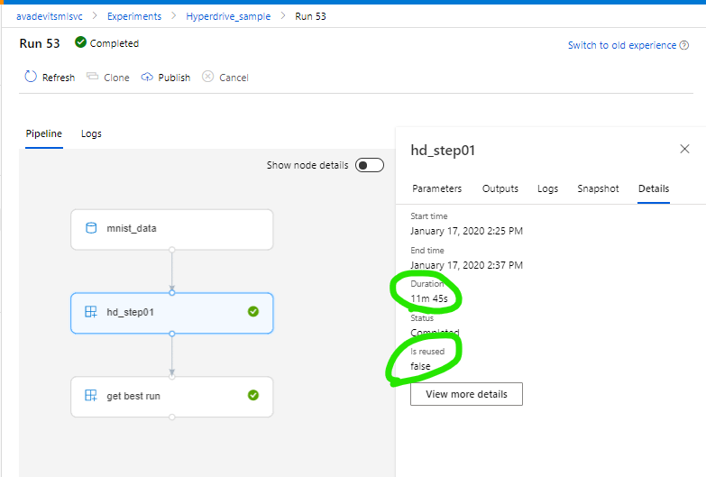 BUG: HyperDriveStep's allow_reuse param does not work. · Issue #740 · Azure ...