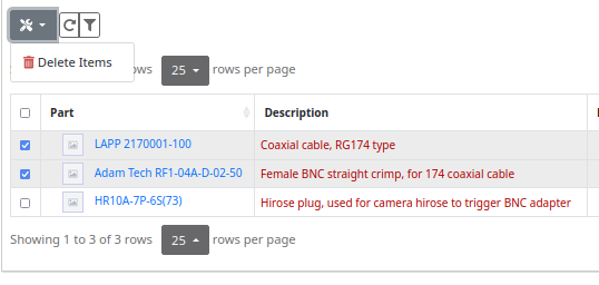 [Bug] Selecting and deleting multiple BOM items does not delete multiple items. · Issue #3718 ...
