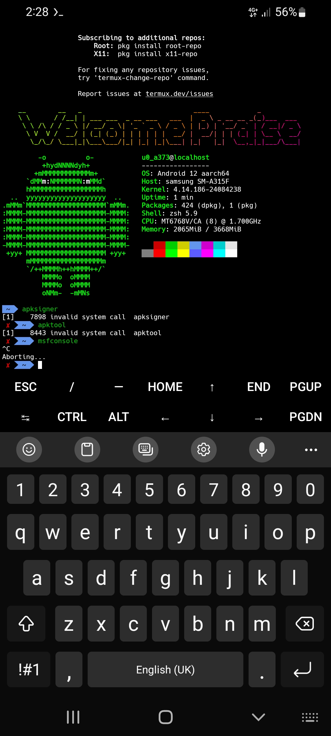 invalid system call · Issue #11417 · termux/termux-packages · GitHub
