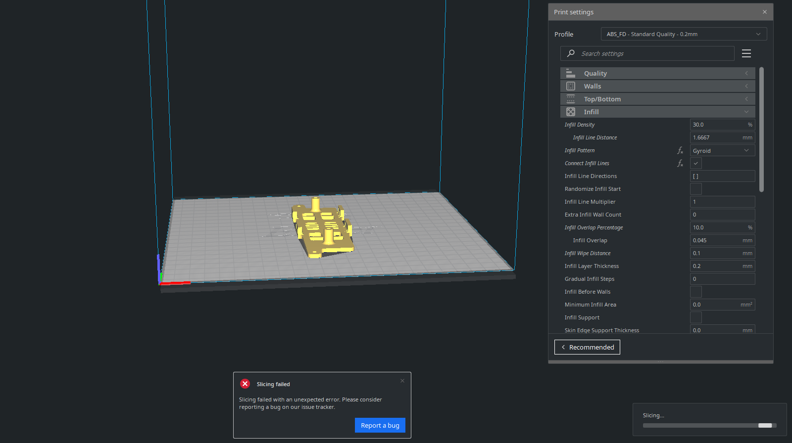 Error slicing · Issue #10550 · Ultimaker/Cura · GitHub