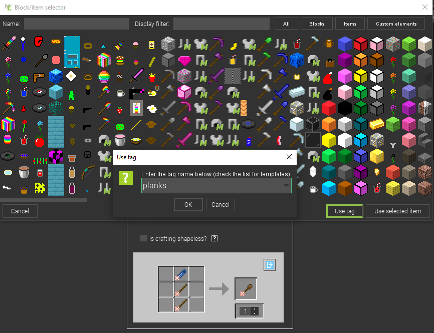 Tags do not work · Issue #1062 · MCreator/MCreator · GitHub