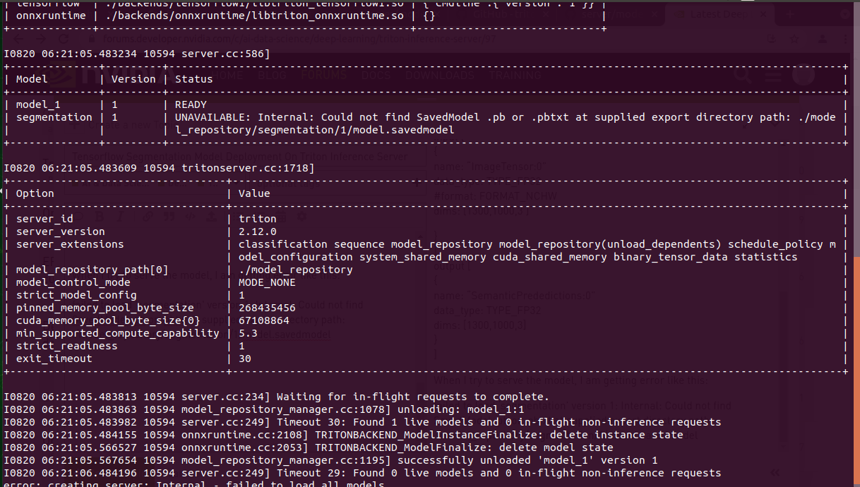 Tensorflow Segmentation Model Deployment On Triton Inference Server · Issue #3254 · triton ...
