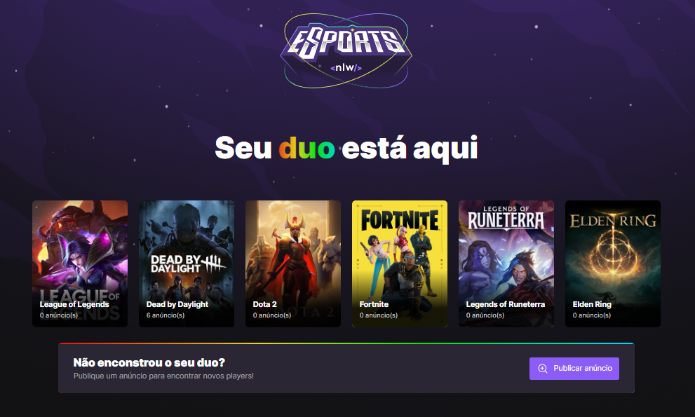 GitHub - jorgeallende/esports-duo-finder