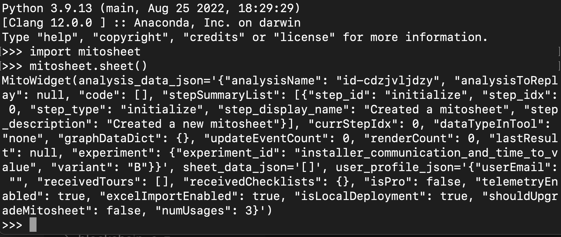 ARM64 MacOs 11.6.1 import mitosheet module error · Issue #456 · mito-ds/mito · GitHub