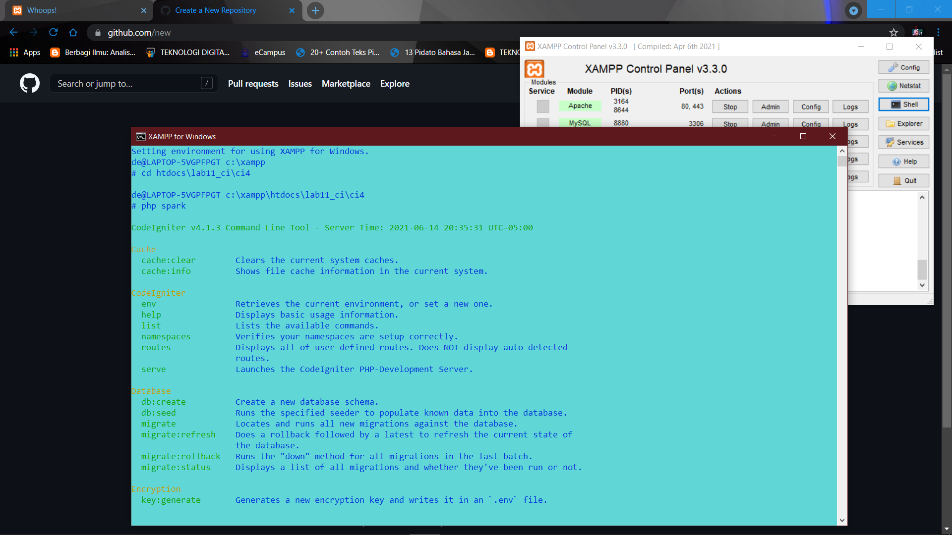 GitHub - safitridesiana/Lab11Web: PHP Framework (codeigner)