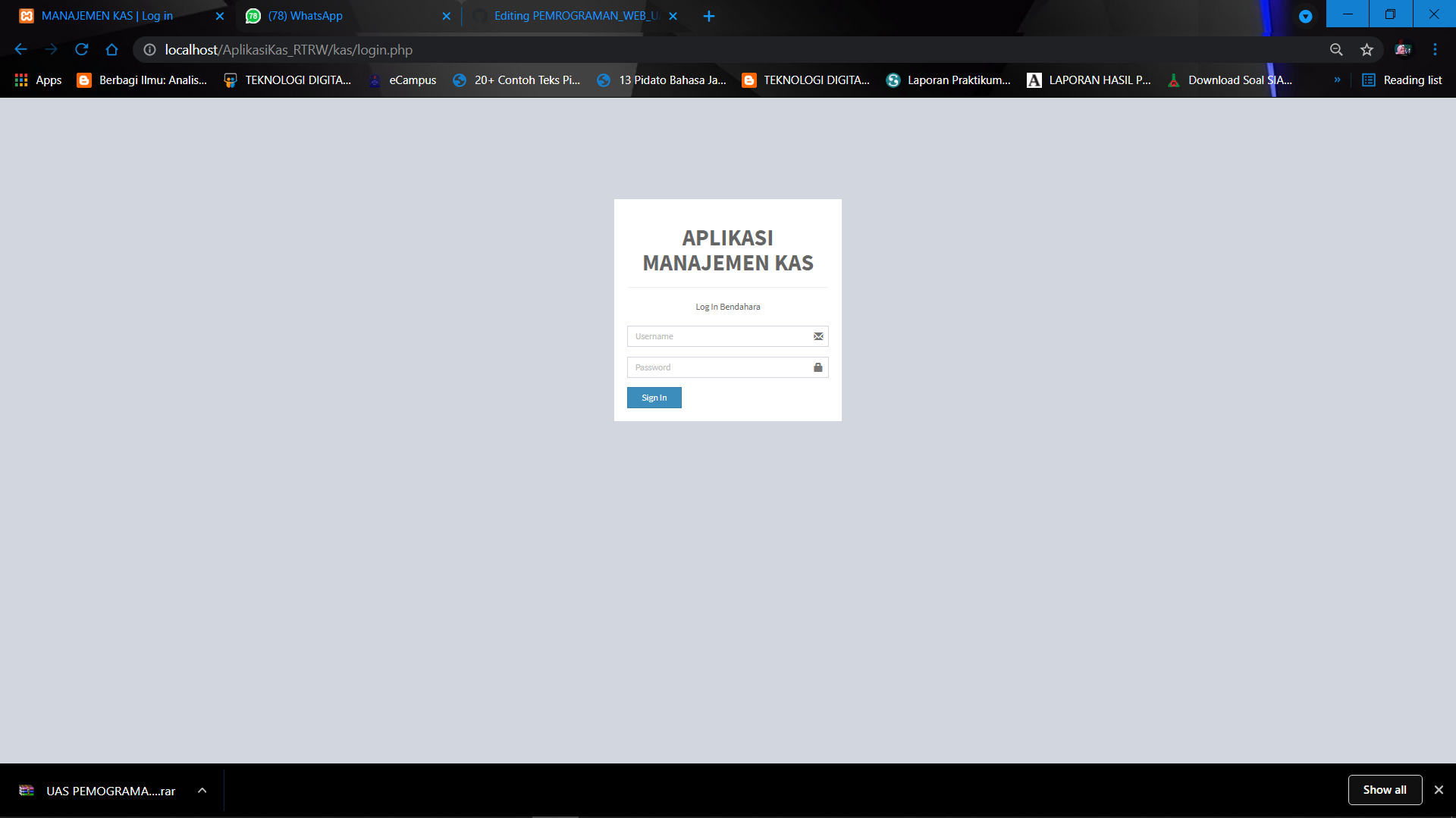 GitHub - safitridesiana/PEMROGRAMAN_WEB_UAS: PROJEK UAS - PEMROGRAMAN WEB