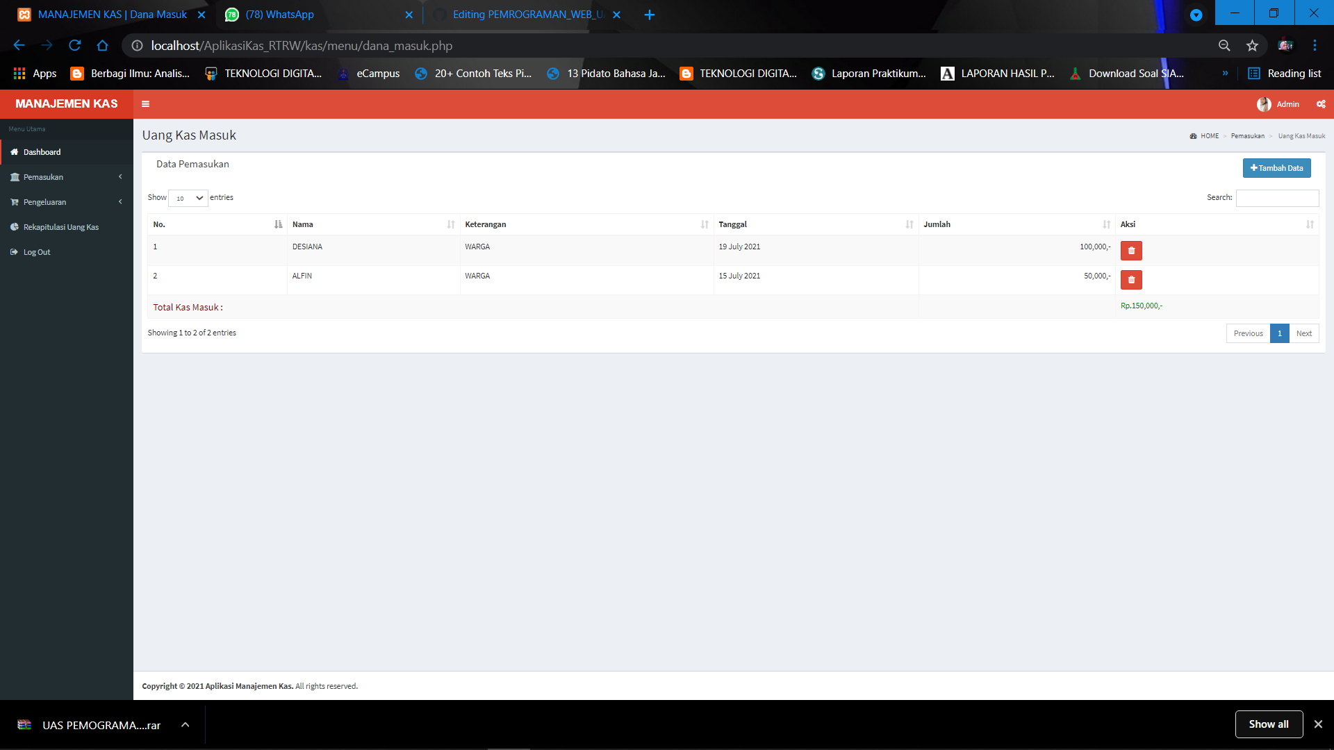 GitHub - safitridesiana/PEMROGRAMAN_WEB_UAS: PROJEK UAS - PEMROGRAMAN WEB
