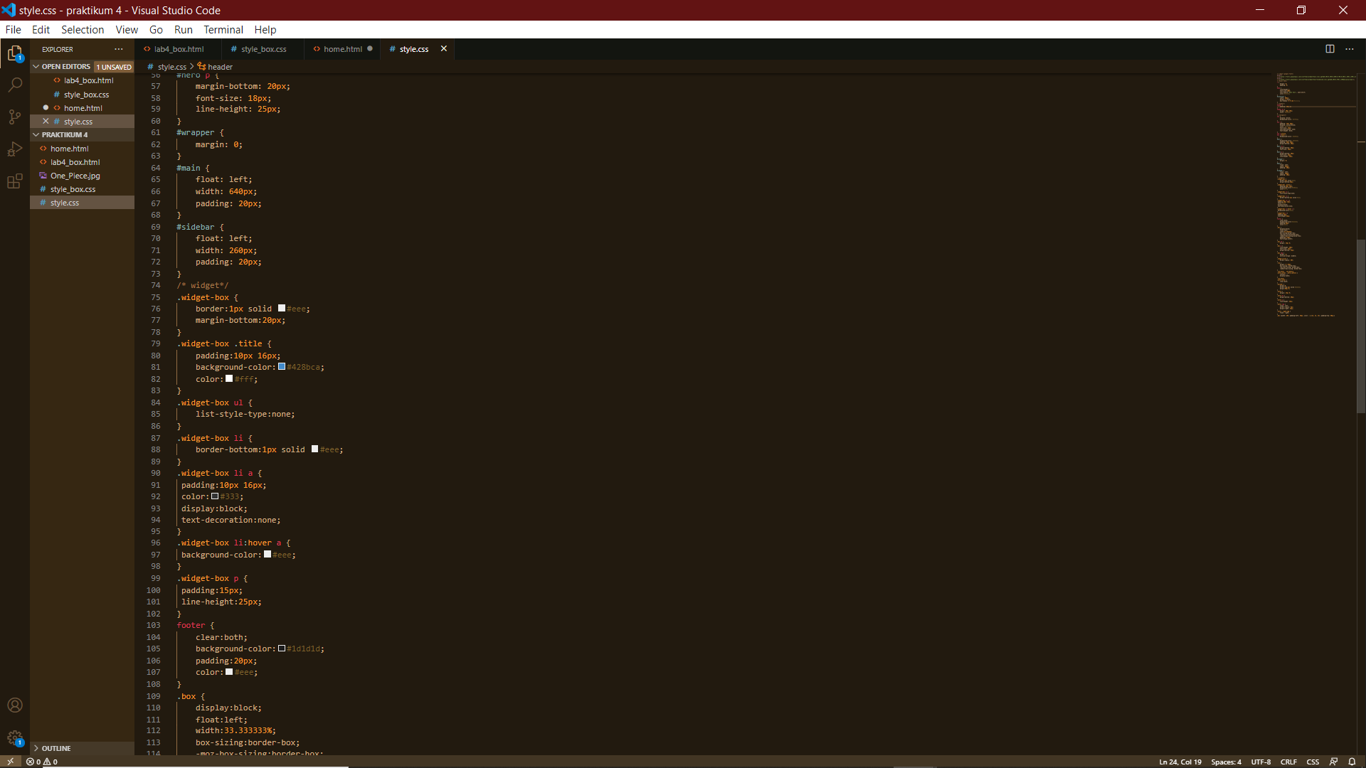 GitHub - alfinnuris/Lab4Web: Menambahkan Layout About dan Contact