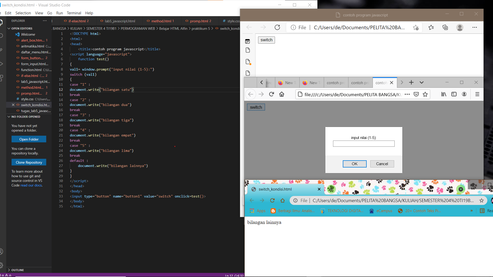 GitHub - alfinnuris/Lab5Web: Belajar JavaScript