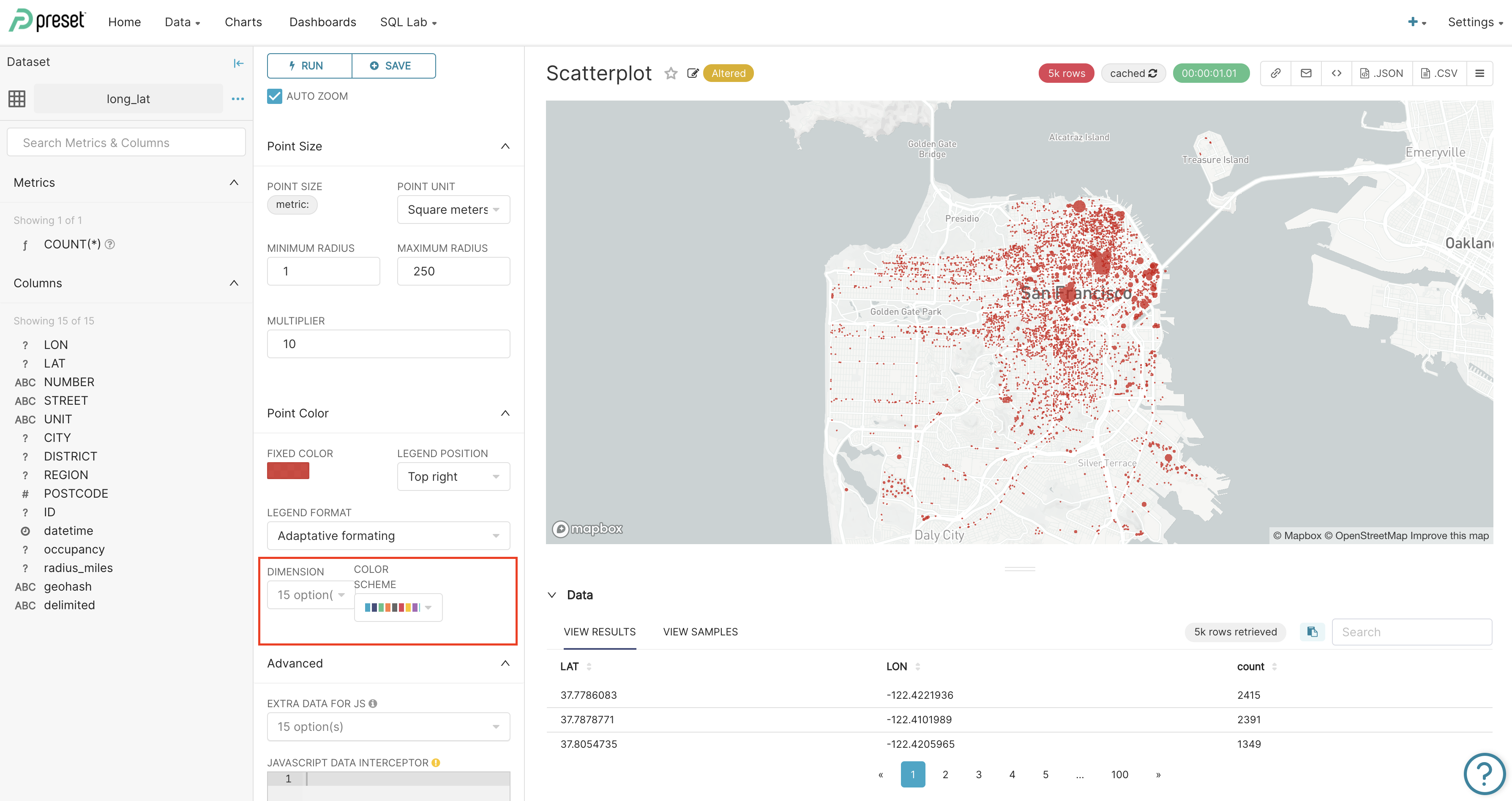 [cosmetic] deck.gl scatterplot explore panel have some elements overlap · Issue #14605 · apache ...