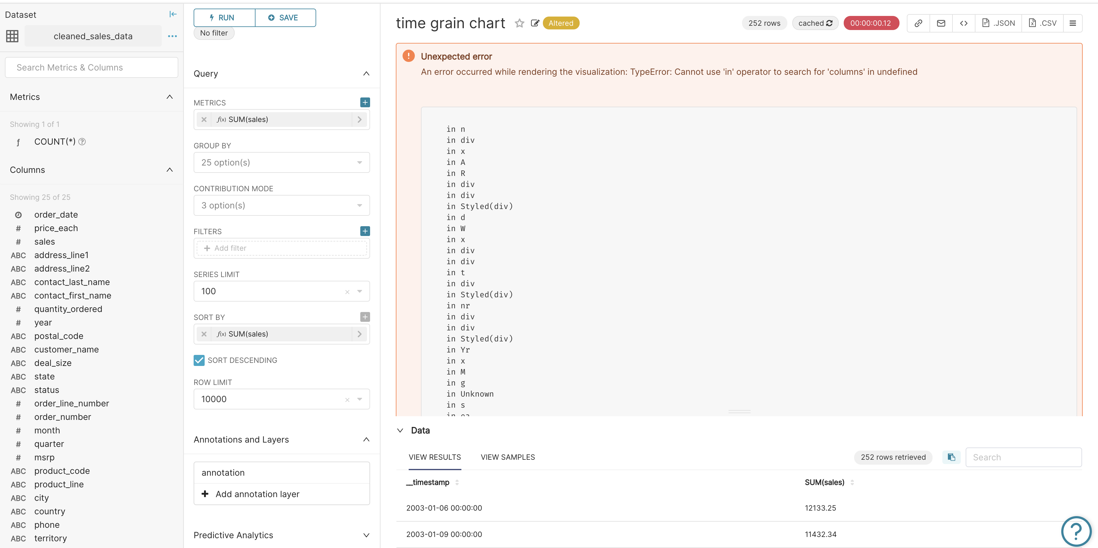 [annotation][time-series chart] Annotation on time-series chart will ...