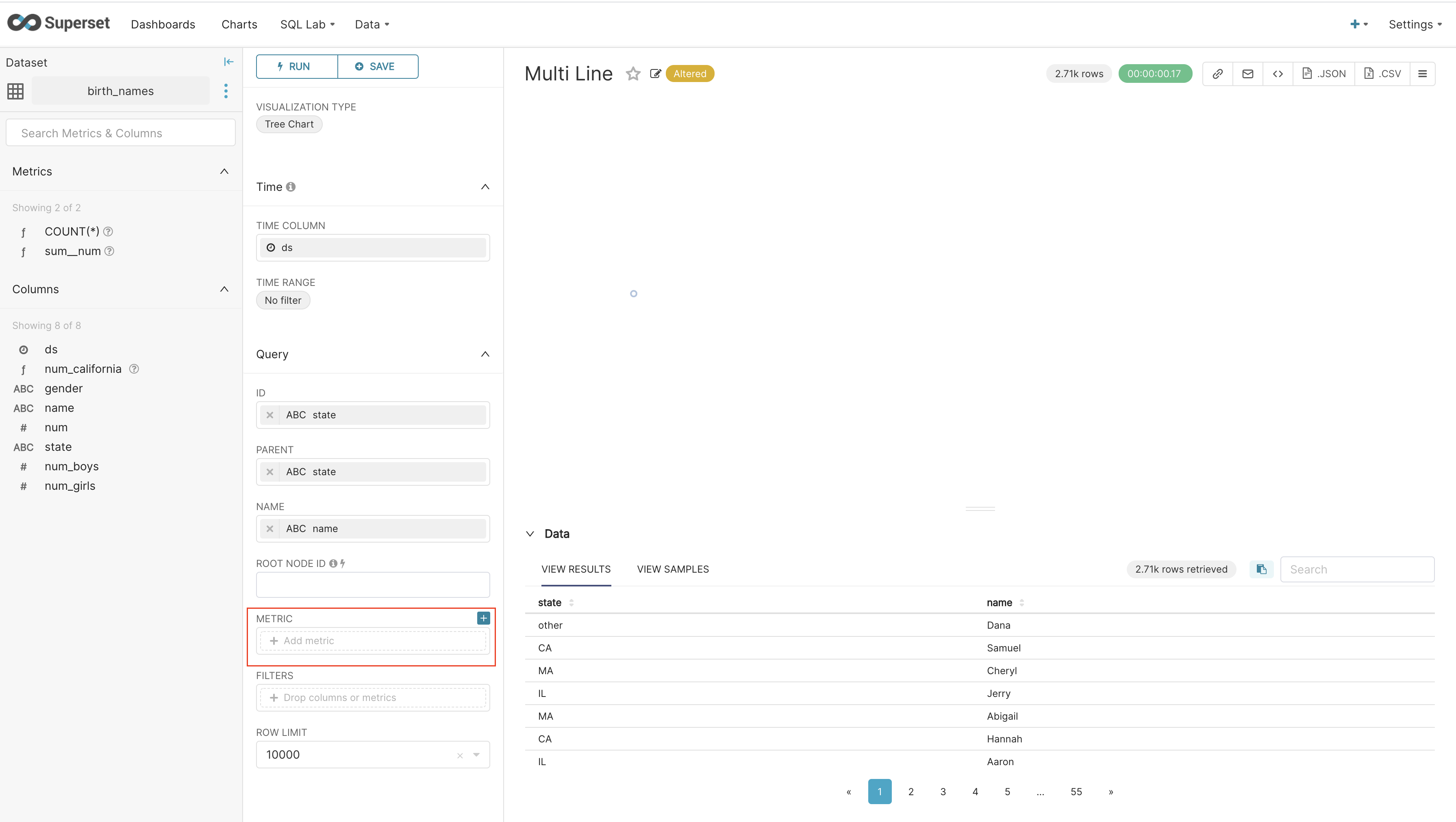 [drag & drop][Tree chart] 'Metric' for Tree chart is not drag and ...