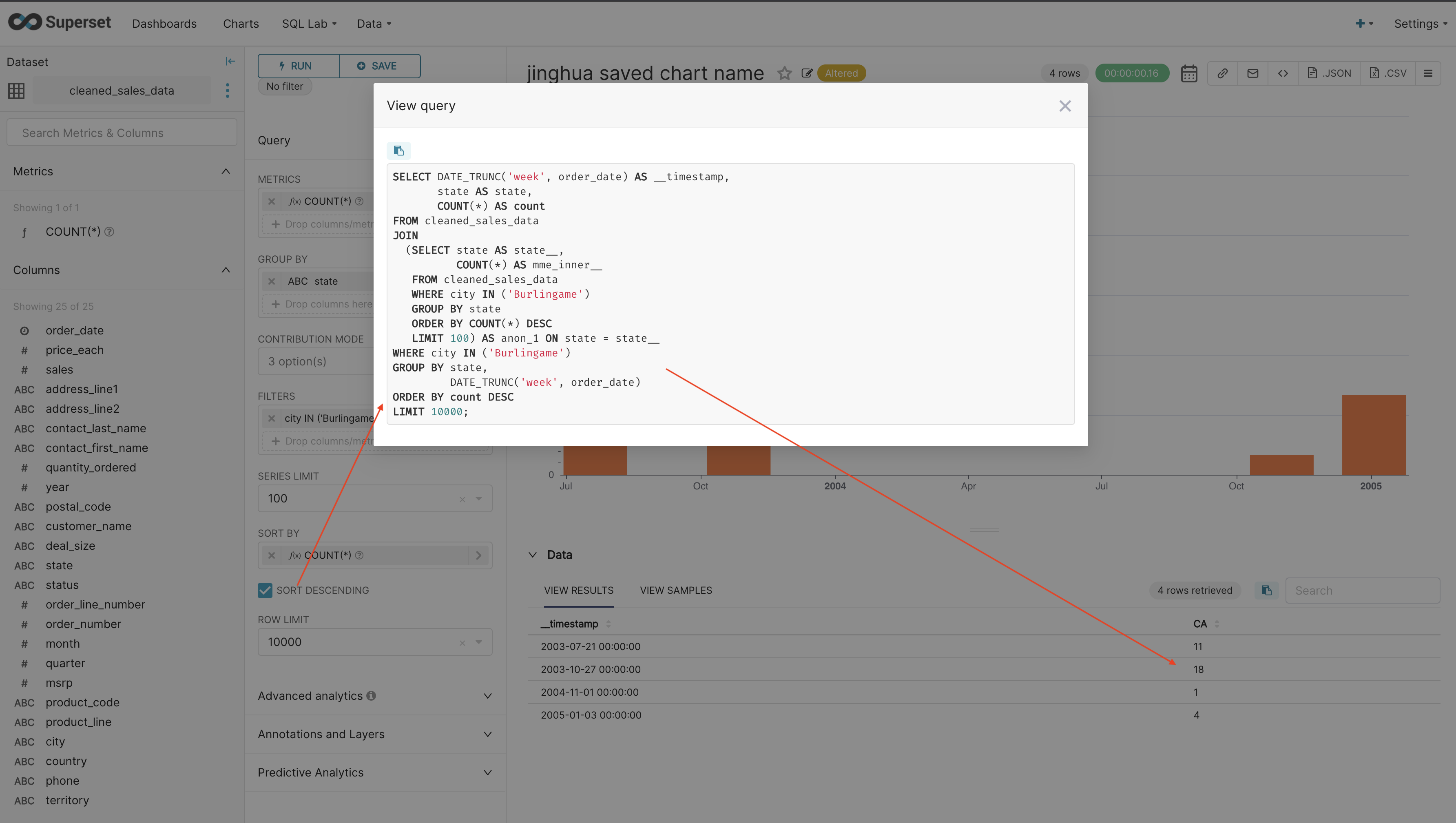 [sort by][time series bart chart v2]Sort by is not working for time series bar chart v2 · Issue ...