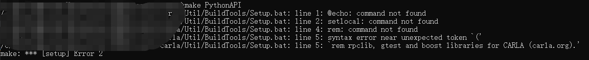 Carla 0911 Make Pythonapi And Make Launch Problem · Issue 4213 · Carla Simulatorcarla · Github 