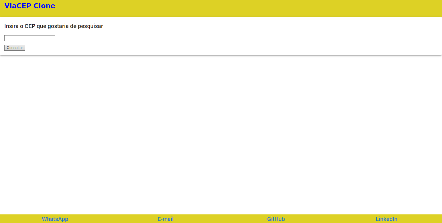 GitHub - felipebonadio/ViaCep-App-Angular: Projeto para consulta de cep diretamente do site.