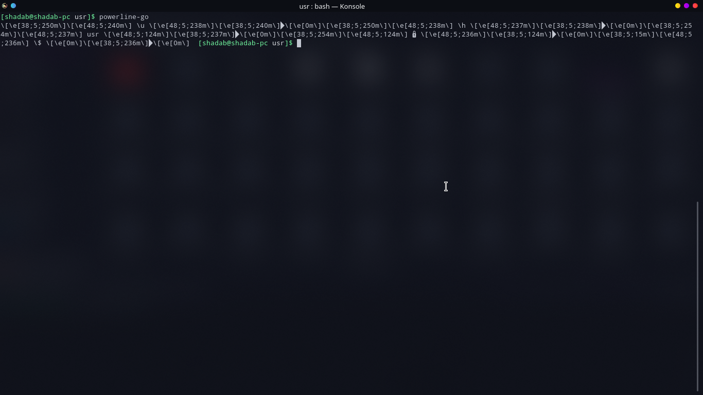 Not working on Manjaro · Issue #139 · justjanne/powerline-go · GitHub