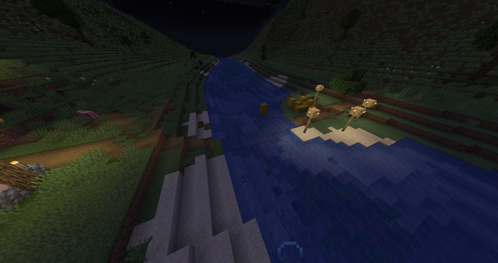 Village bridges blend in with the terrain when crossing rivers · Issue ...