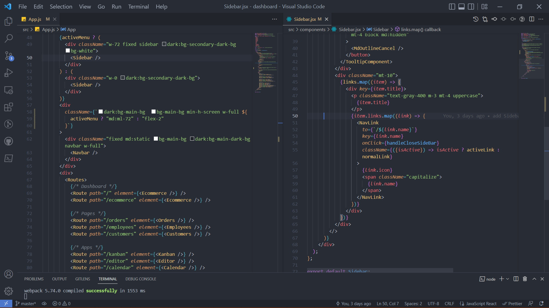 Build And Deploy A React Admin Dashboard App With Theming Tables Charts Calendar Kanban And