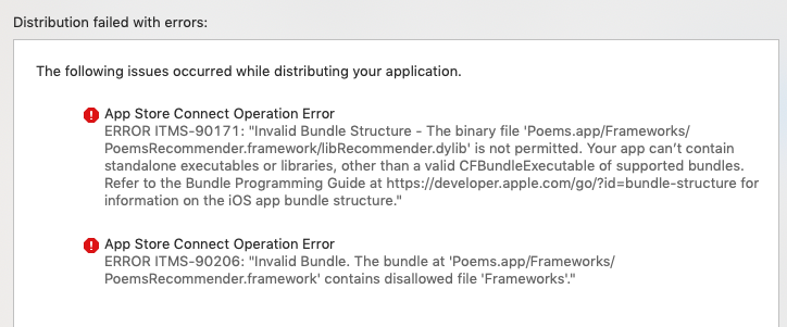 Wrapping dylib into a framework · Issue #2915 · apple/turicreate · GitHub