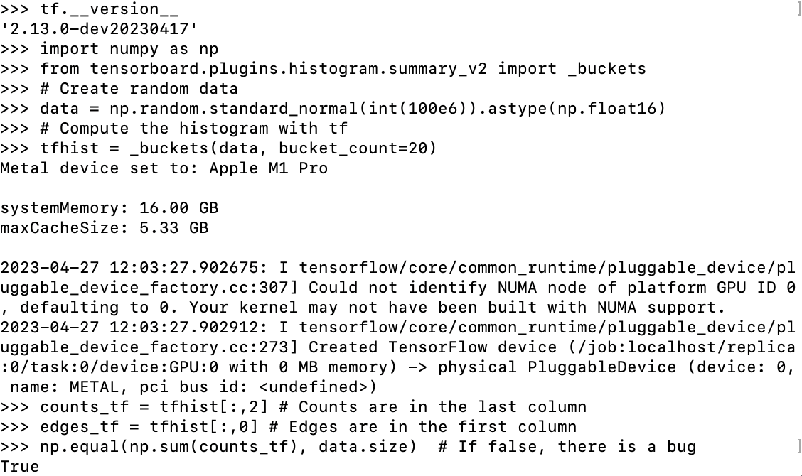 Tensorflow.summary.histogram produces wrong output · Issue #36128 ...
