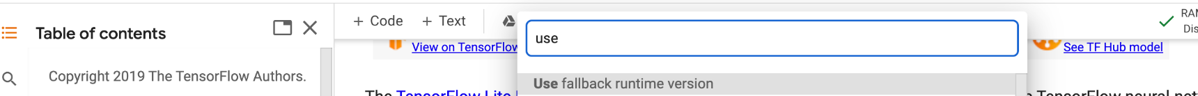 TFLite Model maker installation issue in google colab notebook · Issue #60612 · tensorflow ...