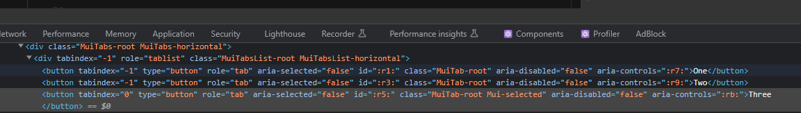 [Tabs][base] Wrong aria-selected state · Issue #37652 · mui/material-ui · GitHub