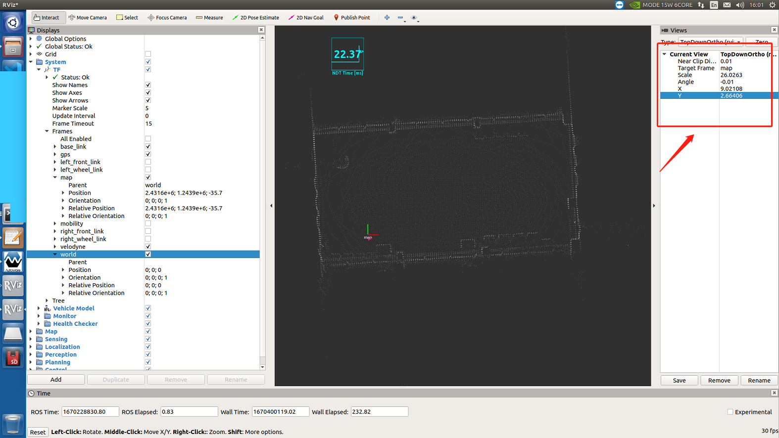 autoware1.13 access gnss, pcd map and radar point cloud are not in the ...