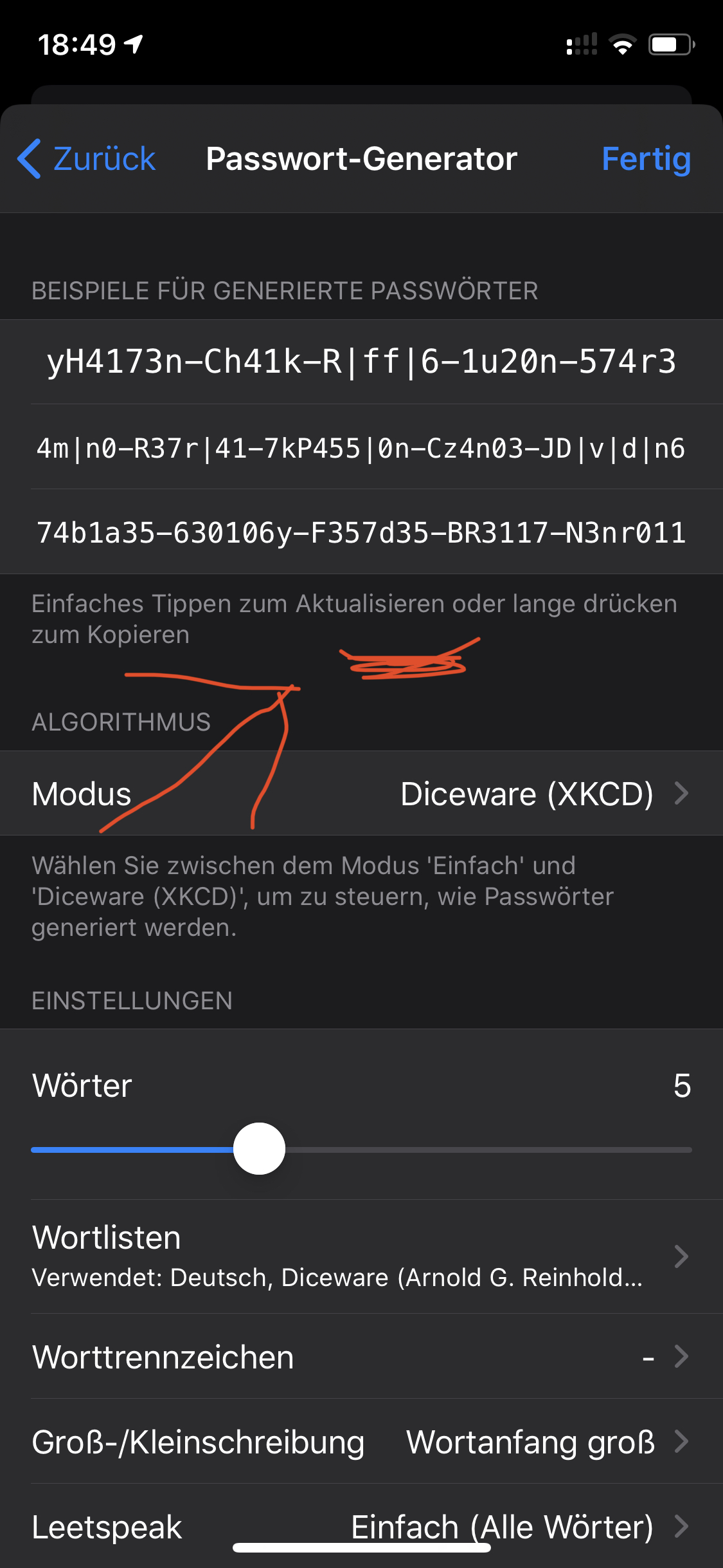 Feature Request Show Entropie In “bit“ In Password Generator · Issue 289 · Strongbox Password 