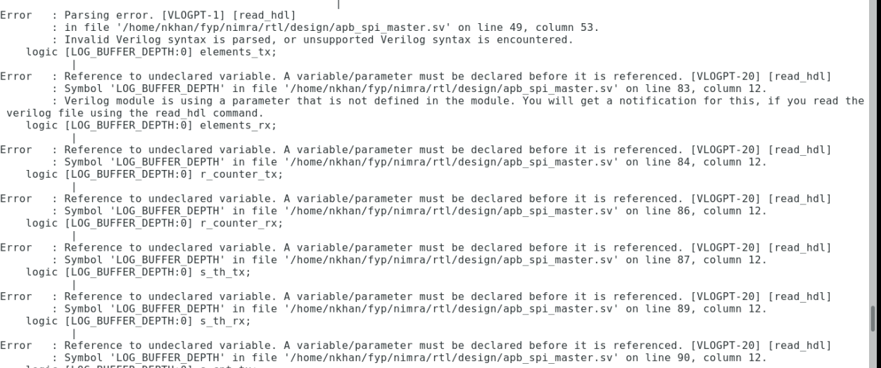 Syntax Error In Verilog In Synthesis · Issue 2 · Merledurev Soc Asic · Github