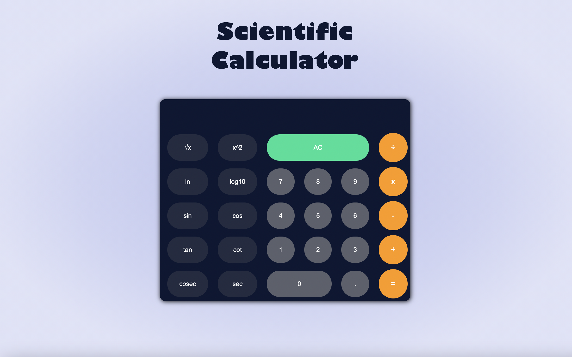 GitHub - mohanishdc7/Calci: A scientific calculator using php, html and css