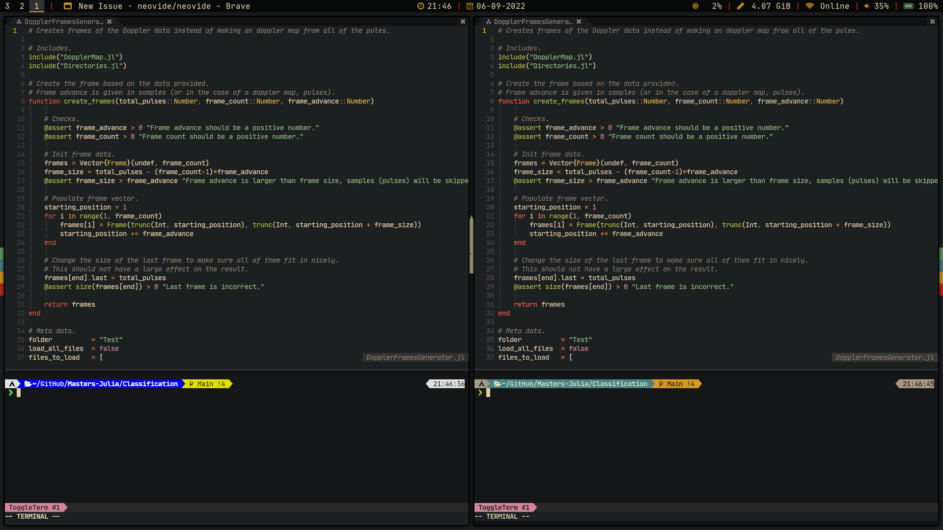 Theme not applied to terminal · Issue #1528 · neovide/neovide · GitHub