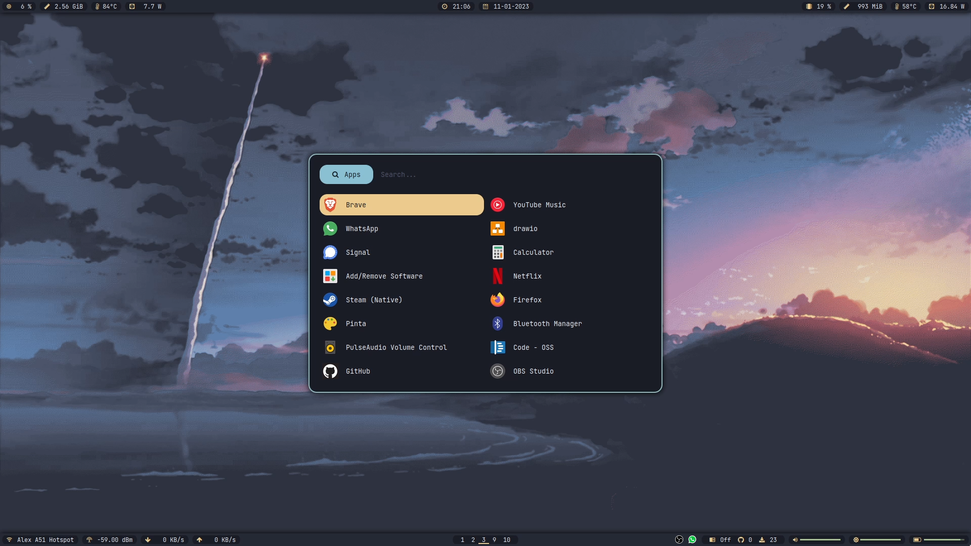 GitHub - AlexvZyl/.dotfiles: Configuration files/scripts for (Arch ...